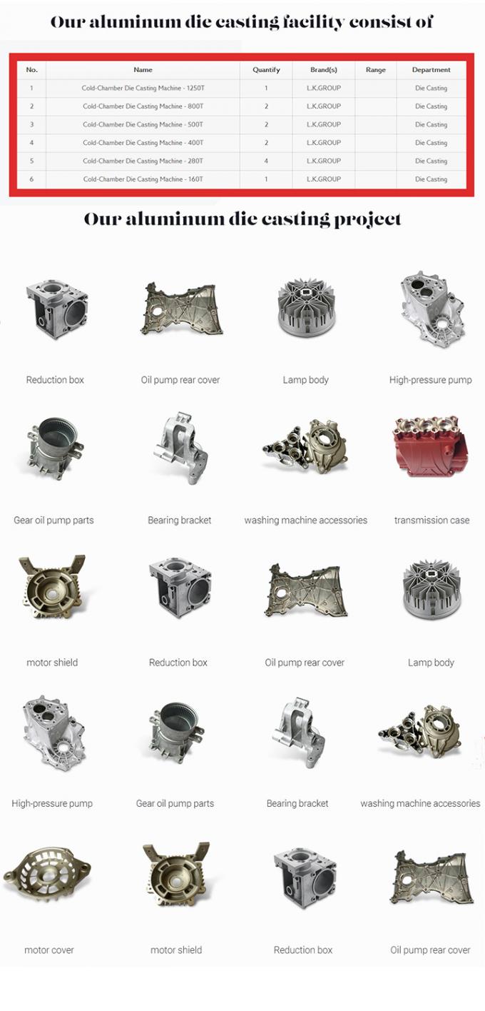 Deburring Customized Aluminum Die Casting Parts for STP/Step/Igs/Dwg ...